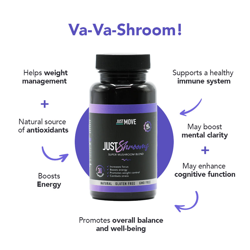 Just Shrooms - Super Mushroom Blend – Just Move Supplements