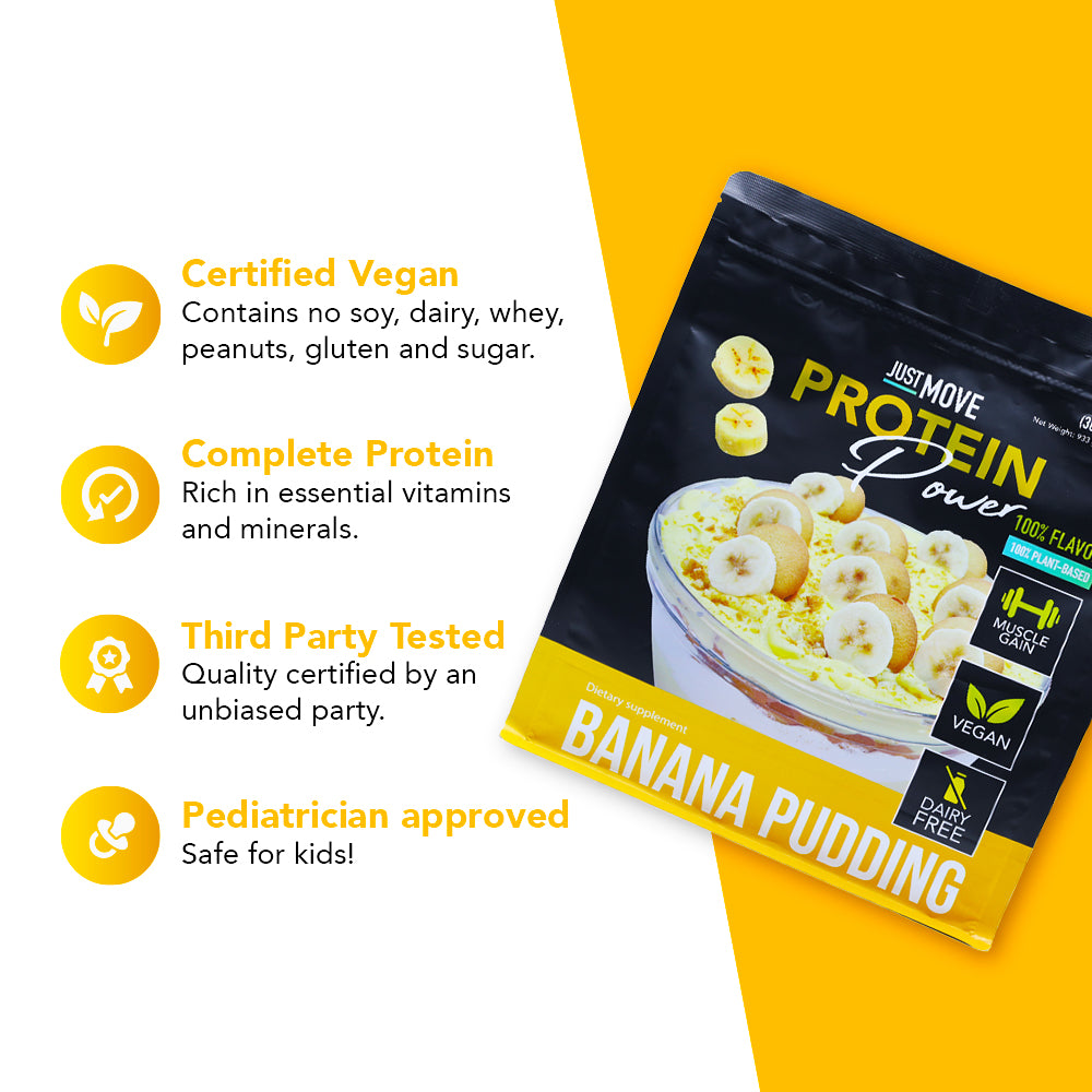 Banana Pudding Protein – Just Move Supplements